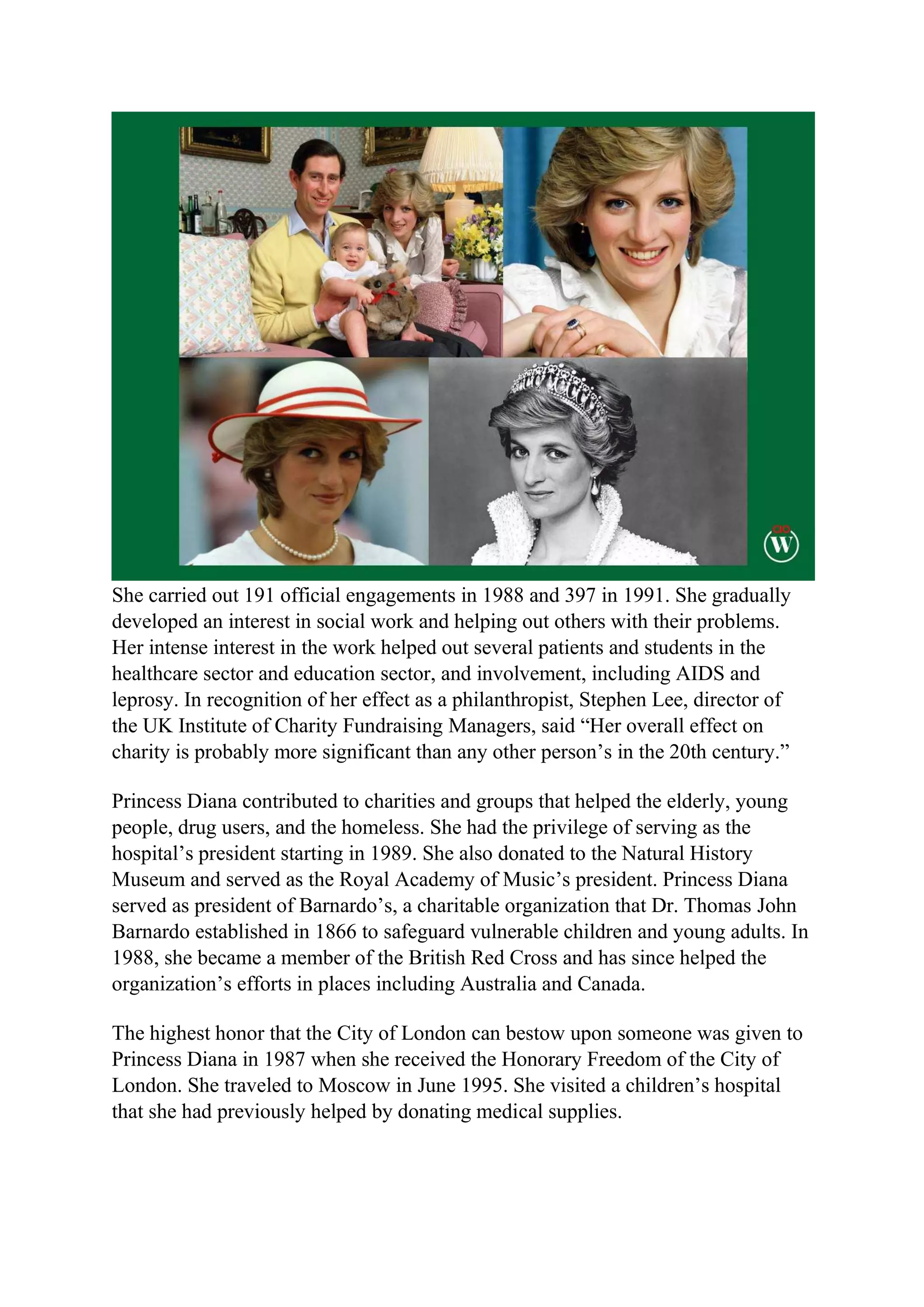 Princess Diana – A Humanitarian, and the Queen of Hearts: 1961 | CIO ...