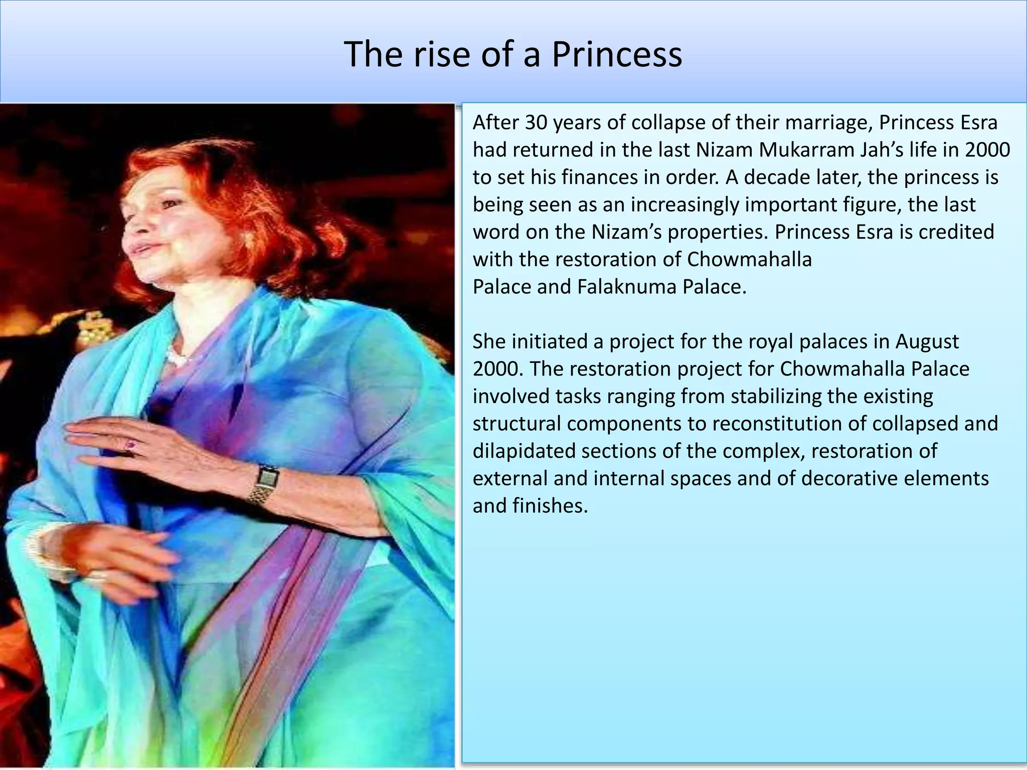 Princess Esra Birgin and her tryst with Hyderabad | PPTX