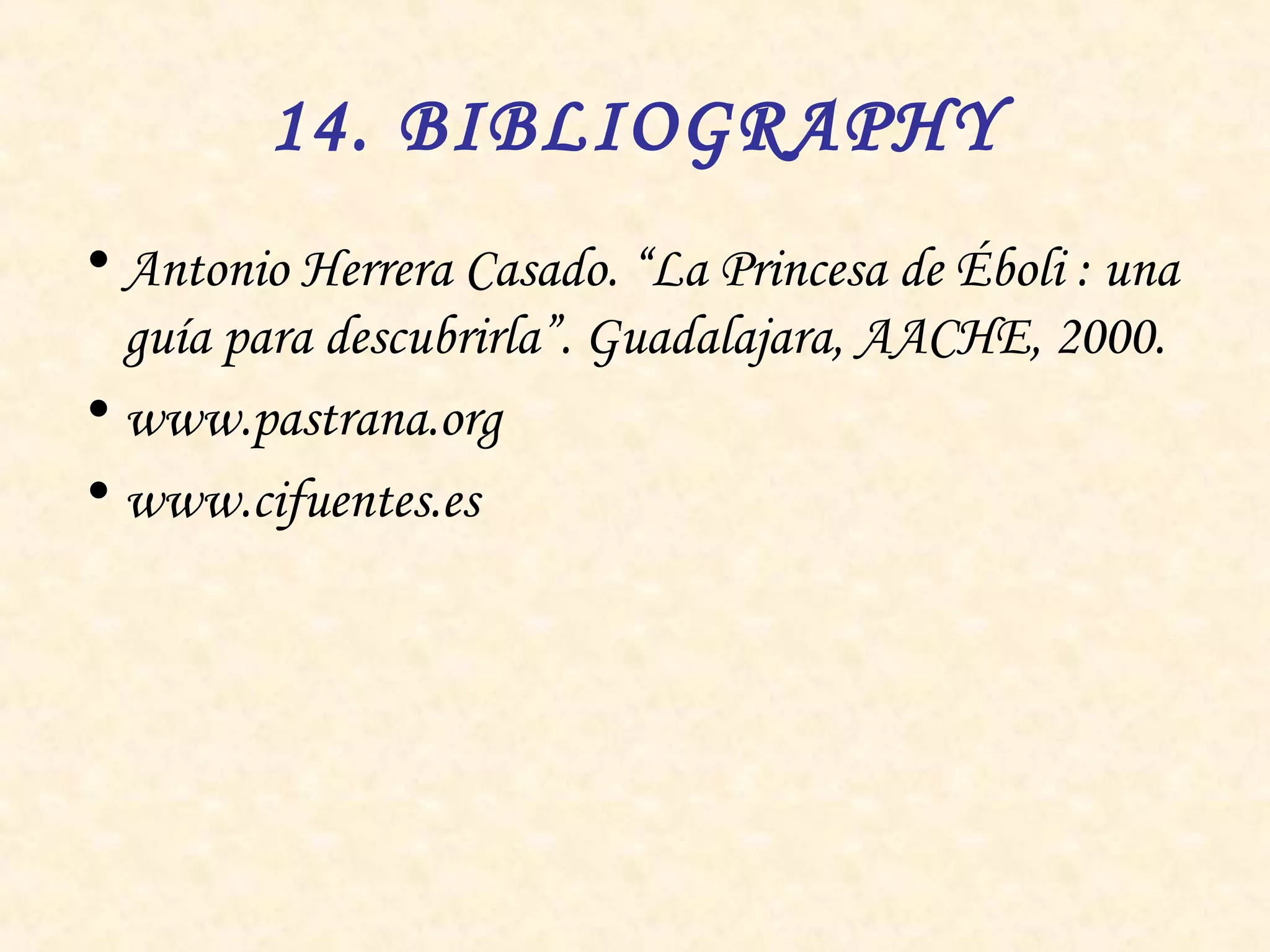 Princess of Éboli | PPT