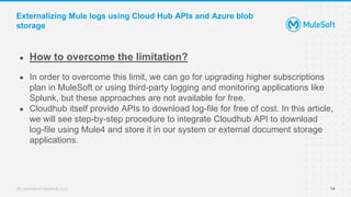 Princeton-NJ-Meetup-Externalizing-Mule-logs-Azure-blog-storage.pptx