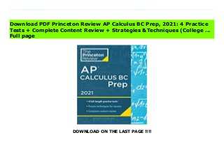 Princeton review-ap-calculus-bc-prep-2021-4-practice-tests--complete ...
