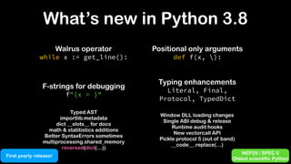 What's new in Python 3.11