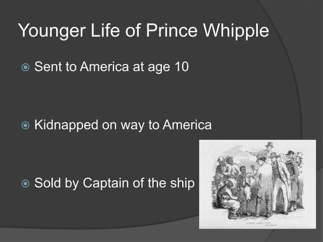Prince whipple | PPT