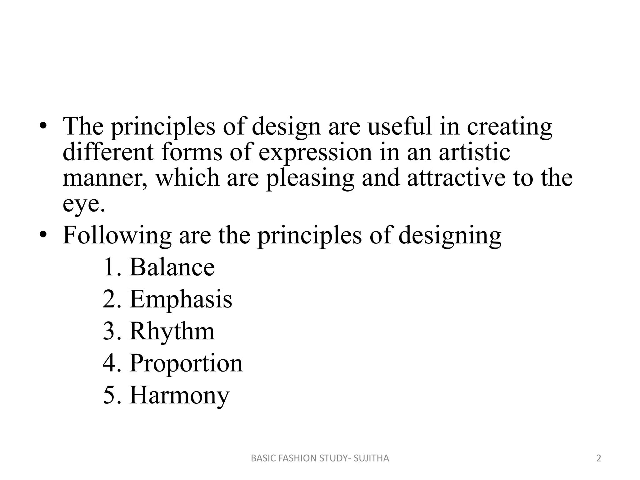 Princi design (1) priciples of design | PPT