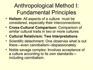 Princiiples of Scientific Method in Anthropology | PPT | Science