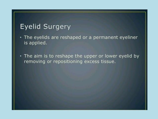 Princile of aesthetic sugery. General surgerypptx | PPT