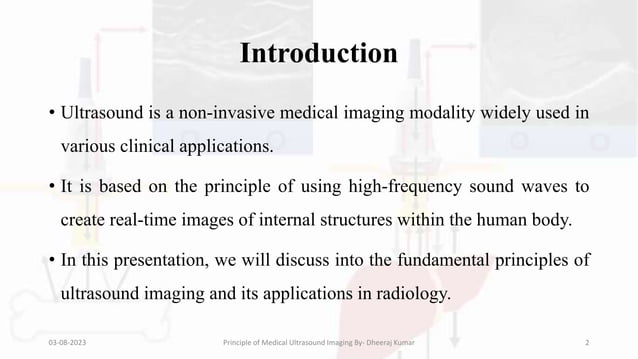 Principle of Ultrasound.pptx | Digital Audio | Computer Software and ...