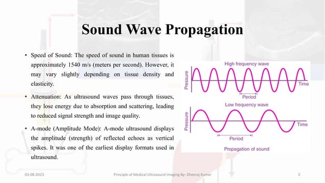 Principle of Ultrasound.pptx | Digital Audio | Computer Software and ...
