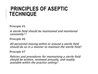 Princilples of aseptic | PPTX