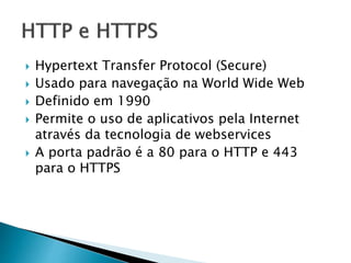 Principais protocolos da internet | PPT