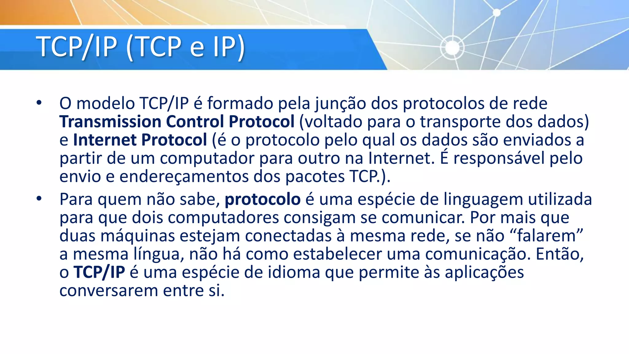 Principais protocolos de rede | PPTX