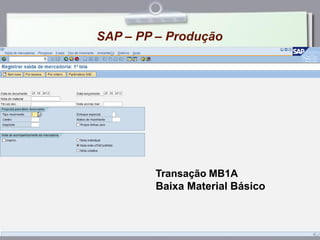 Principais telas sap_modulo_pp_producao | PDF | Technology & Computing