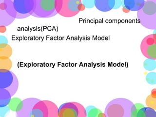 Principal components analysis(pca)fulledited | PPTX