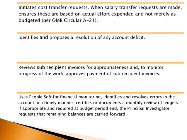 Principal and co principal investigators | PPTX