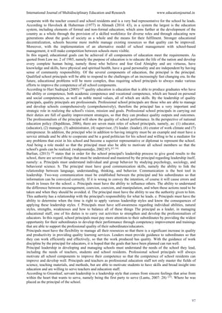 Principal as Education Leader (Case Study at YPK Ransiki Junior High ...