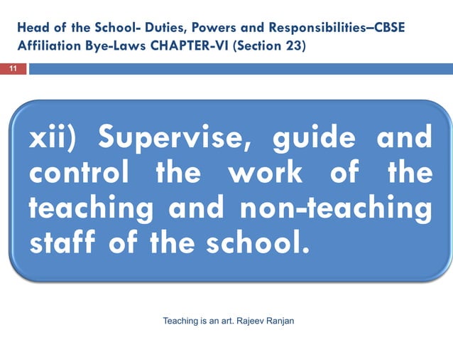 Principal head teacher headmaster duties power and responsibilities ...