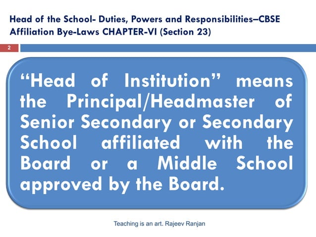 Principal head teacher headmaster duties power and responsibilities ...