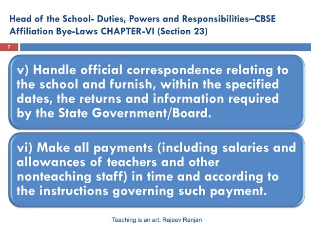 Principal head teacher headmaster duties power and responsibilities ...