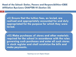 Principal head teacher headmaster duties power and responsibilities ...