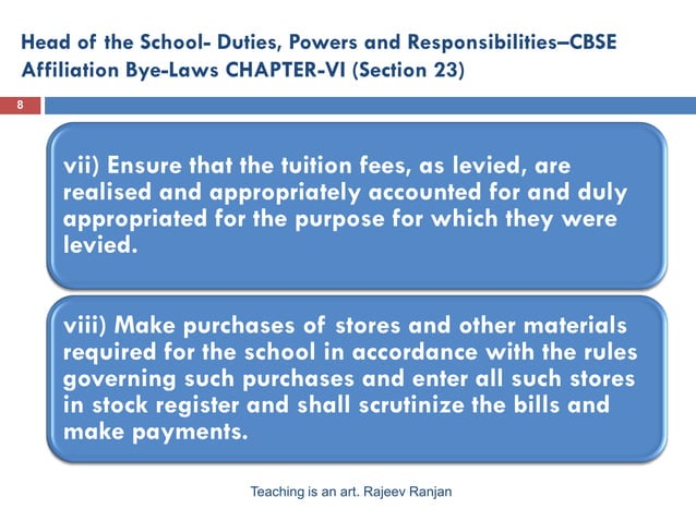 Principal head teacher headmaster duties power and responsibilities ...