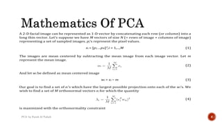 Principal component analysis | PPTX