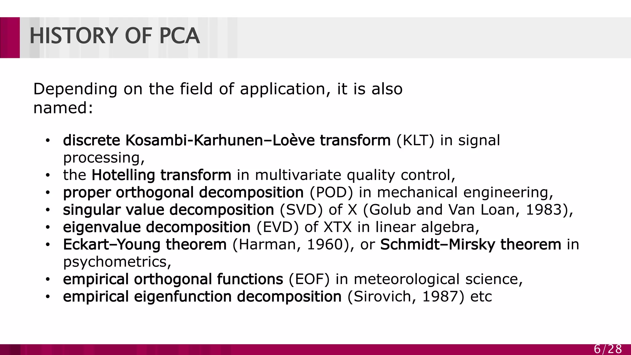 Principal component analysis | PPTX