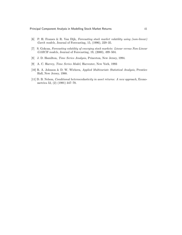 Principal Component Analysis In Modelling Pdf