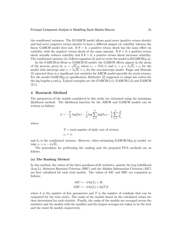 Principal component analysis in modelling | PDF