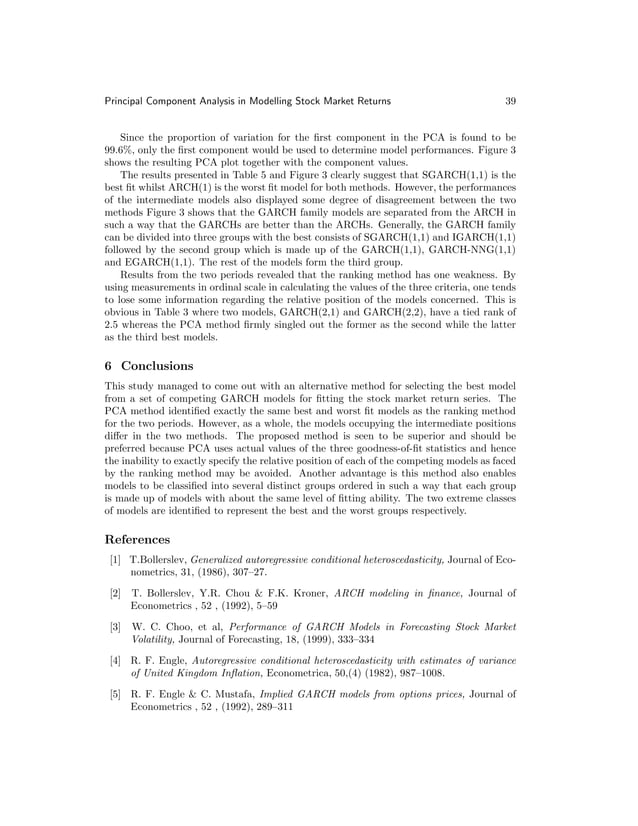 Principal component analysis in modelling | PDF