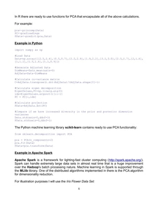 Principal Components Analysis, Calculation and Visualization | PDF