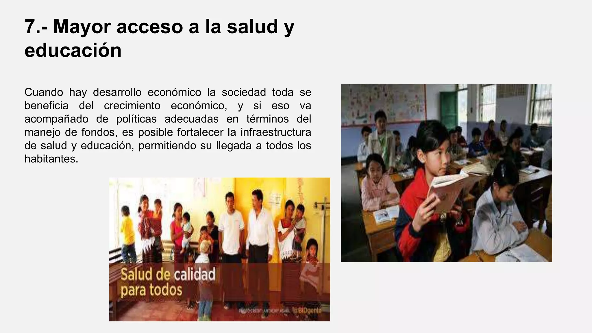 Crecimiento y desarrollo económico | PPT