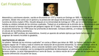 Principales contribuyentes en el desarrollo del cálculo | PPTX