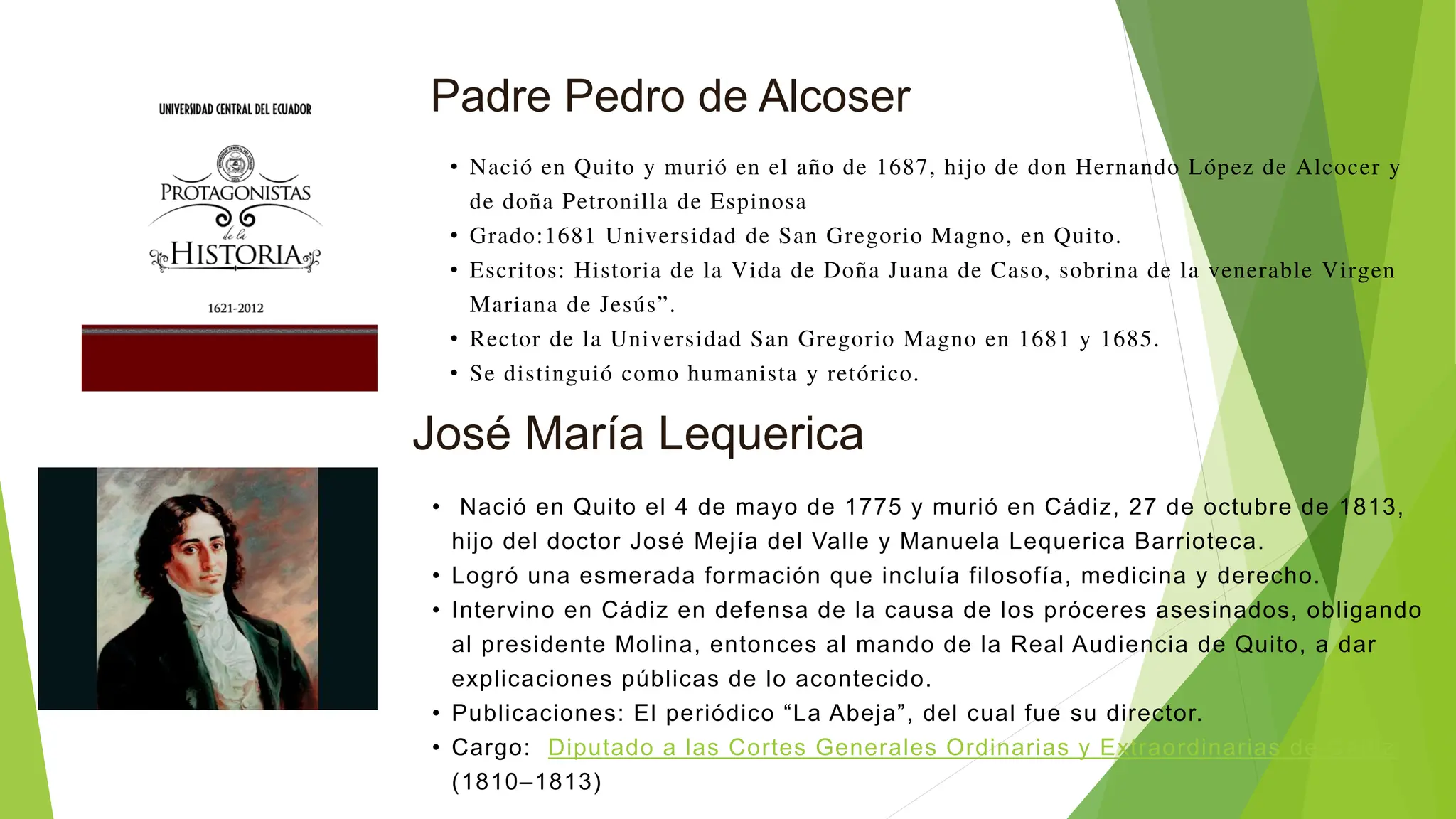 Principales exponentes de la UCE a través de la historia.pptx