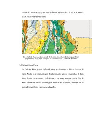 Principales fallas de colombia | PDF
