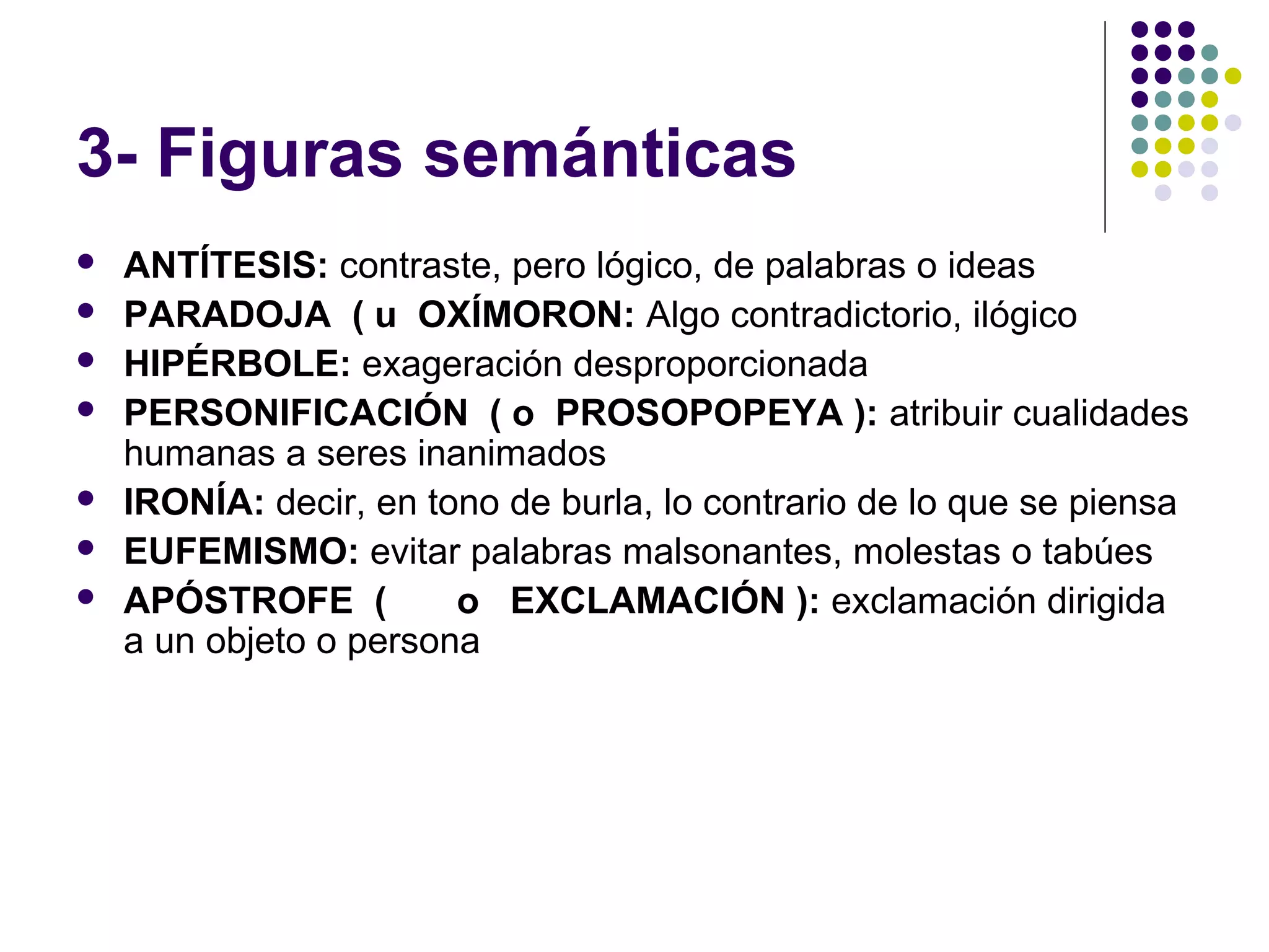 Principales figuras retóricas | PPT