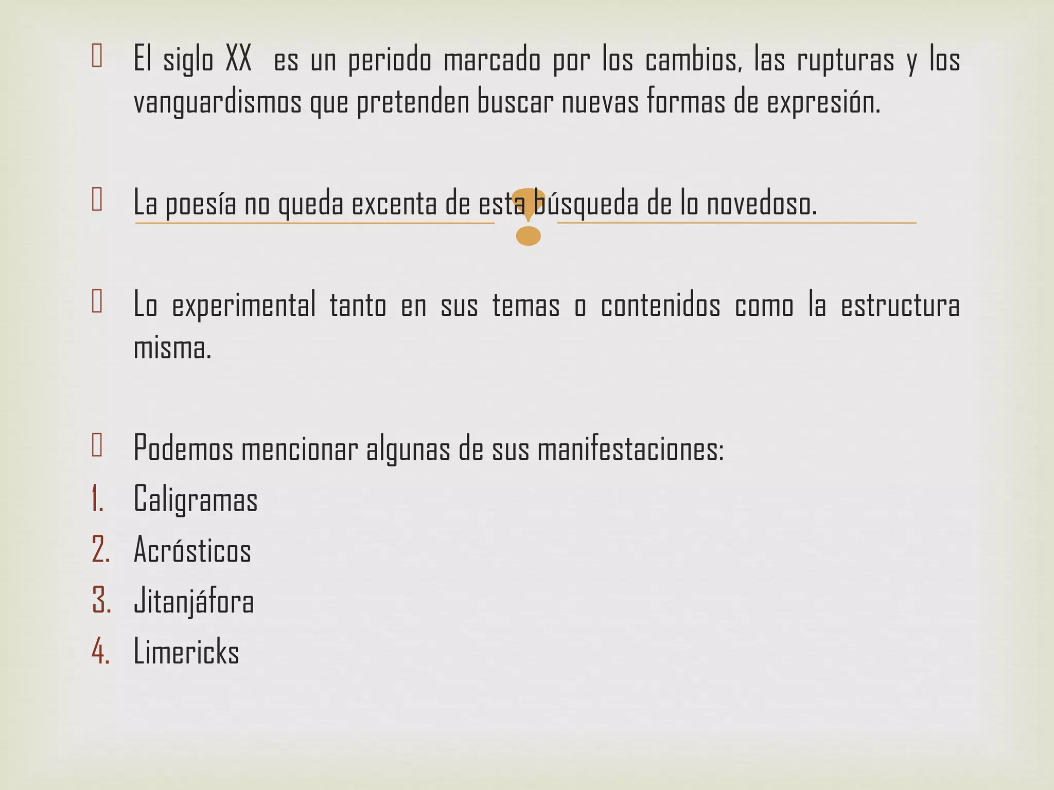 Principales tipos de poemas líricos según su tema | PPT