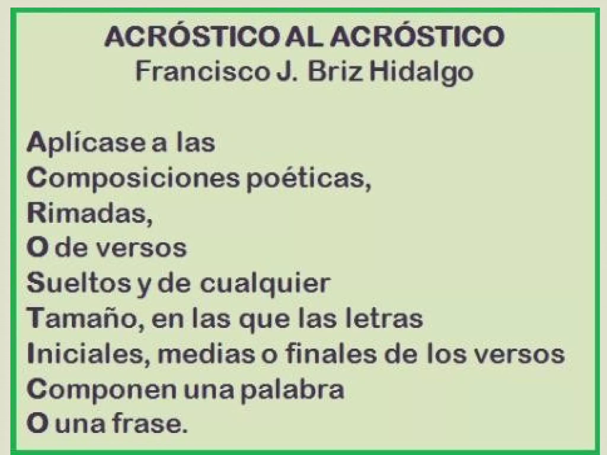 Principales tipos de poemas líricos según su tema | PPT