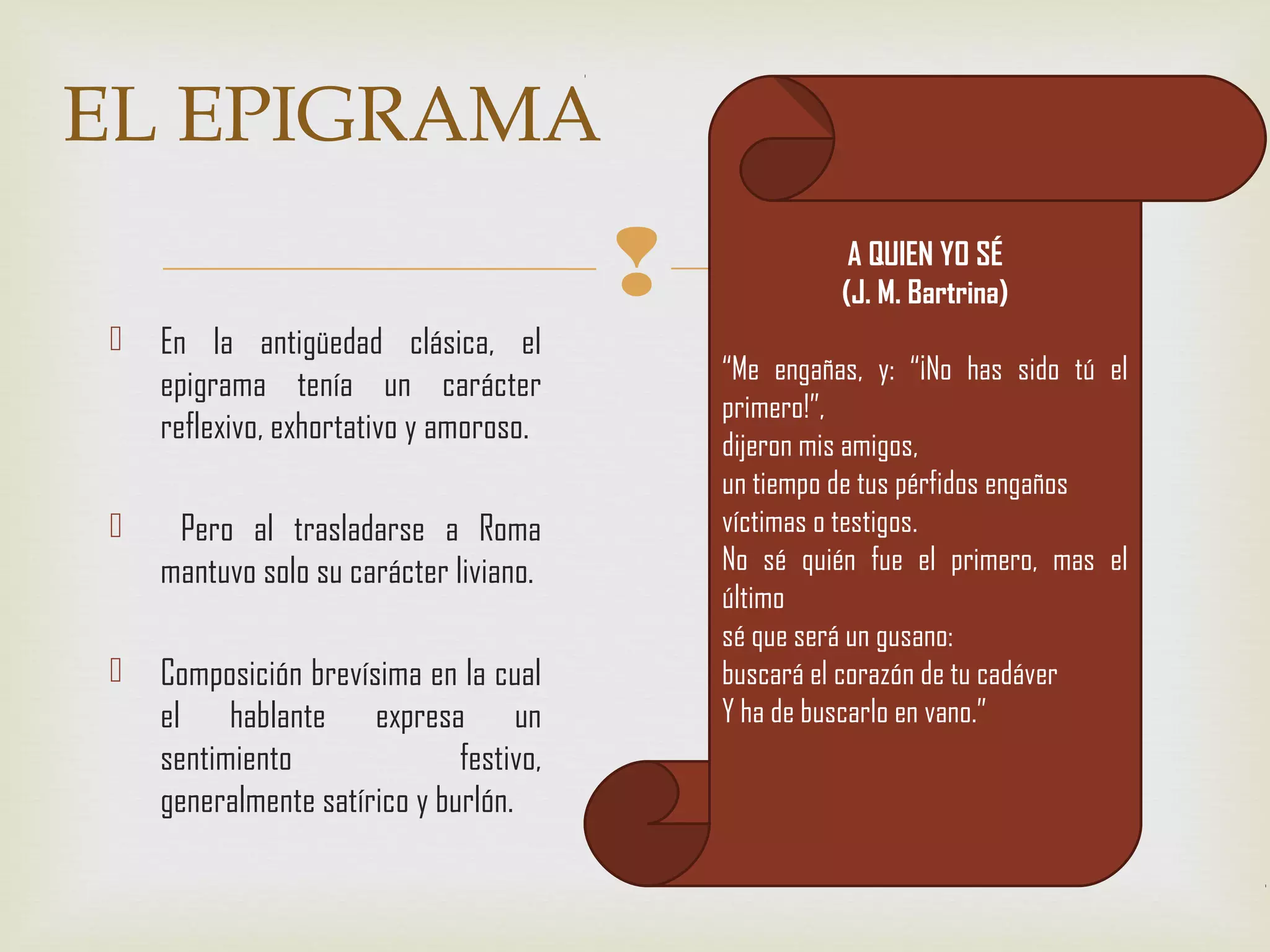 Principales tipos de poemas líricos según su tema | PPT