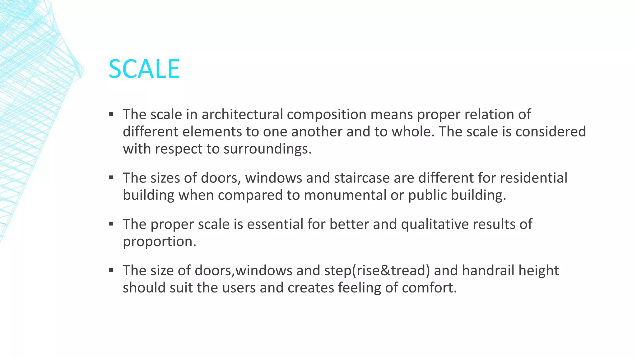 Principal of architecture | PPTX