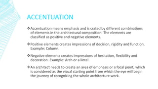 Principal of architecture | PPTX