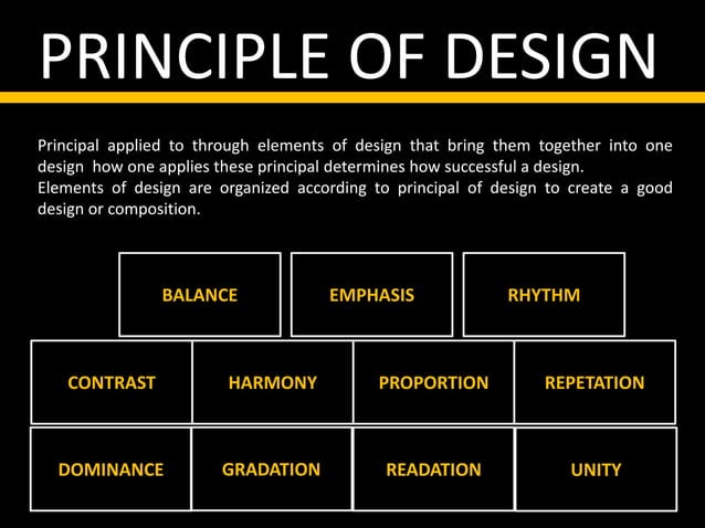 Principal of design | PPT