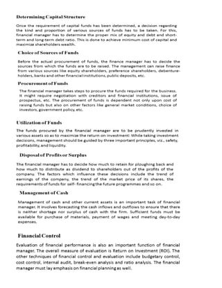 Principal of finance | DOCX | Business Accounting & Finance | Business