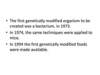 Principal of genetic engineering & its applications | PPTX | Biotech ...