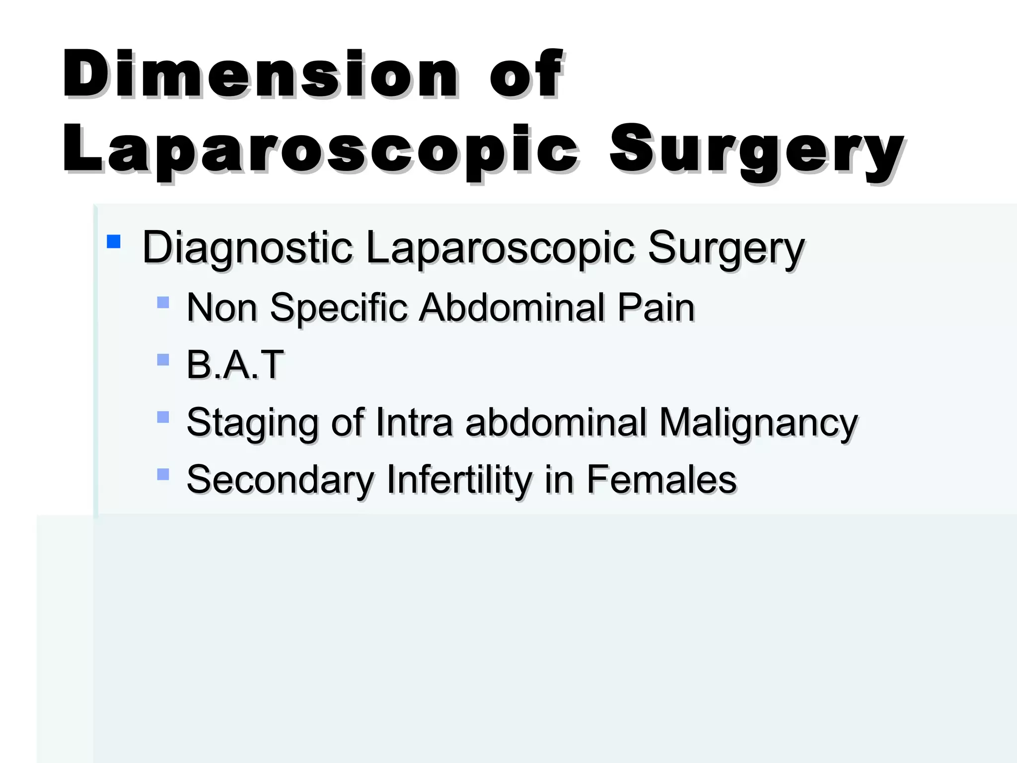 Laproscopic surgery | PPT