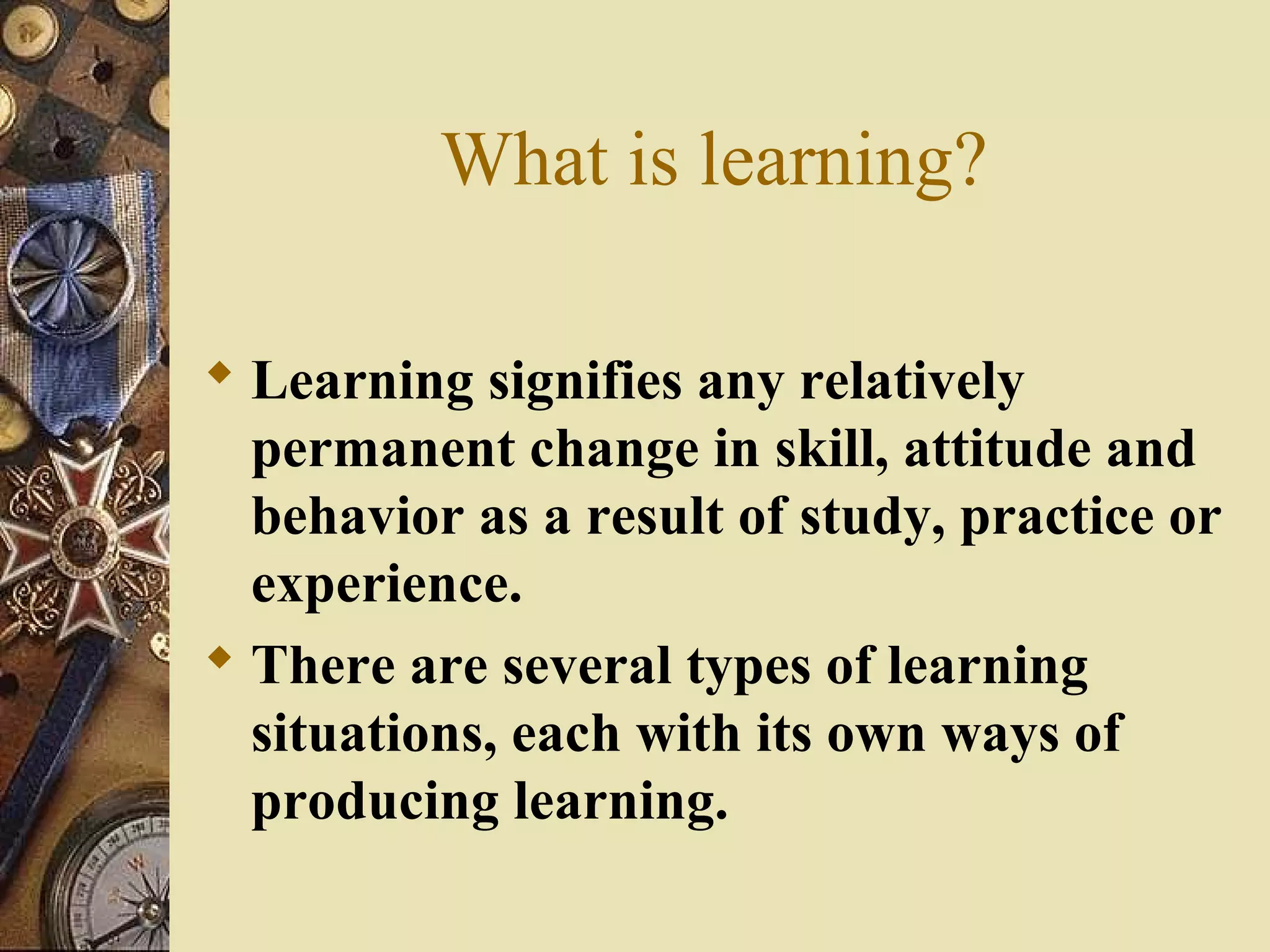 Principal of learning | PPT