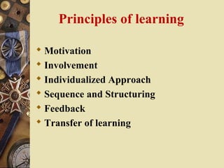 Principal of learning | PPT