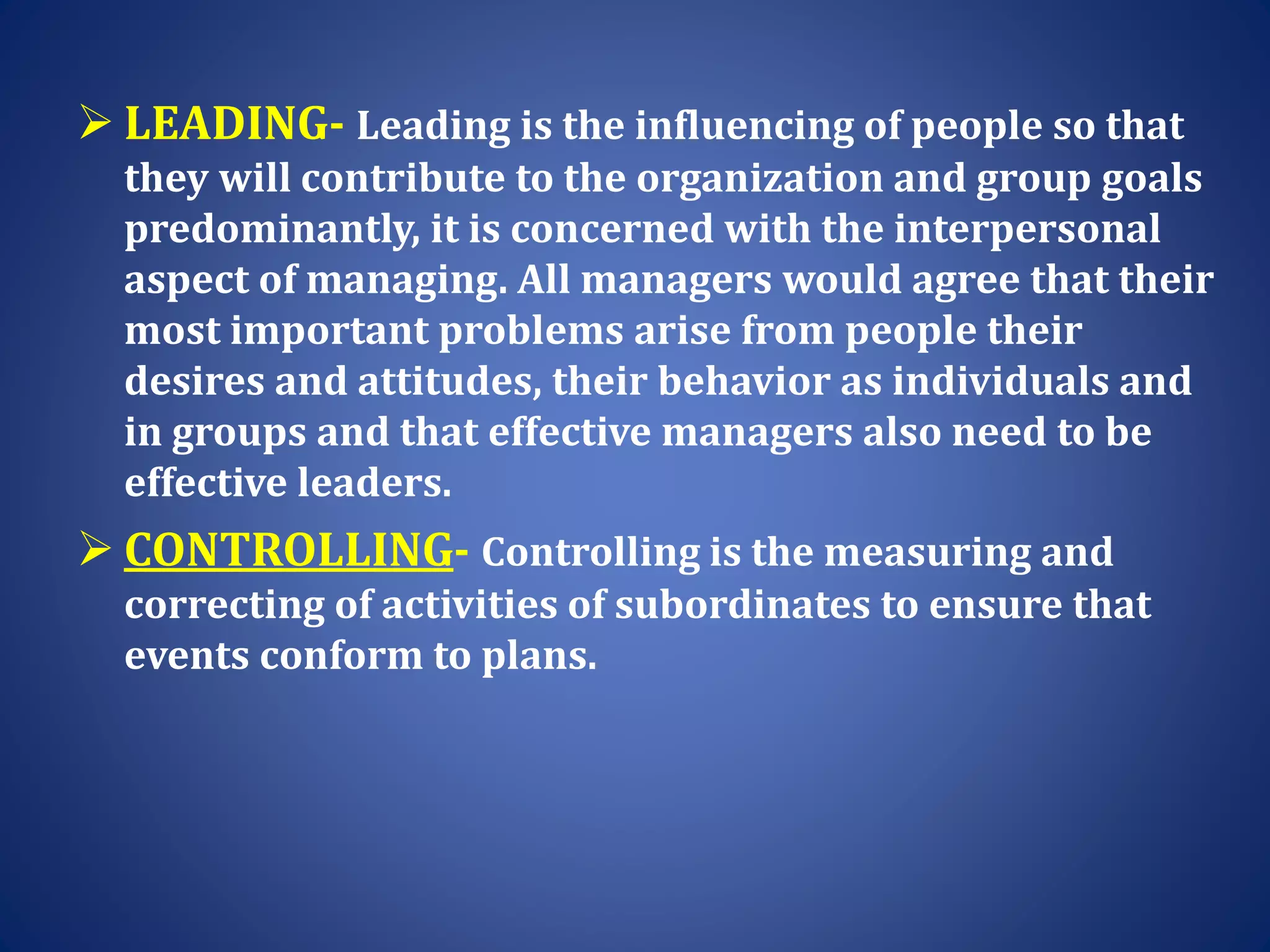 Principal of management | PPTX