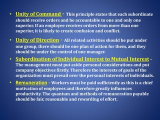 Principal of management | PPTX