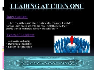 chen one management principle | PPTX