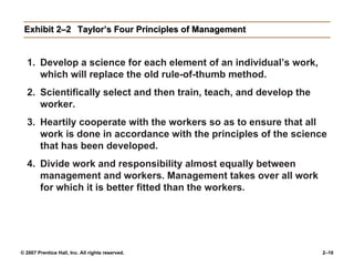 Principal of management 9erobbins ppt02 lecture_2 | PPT